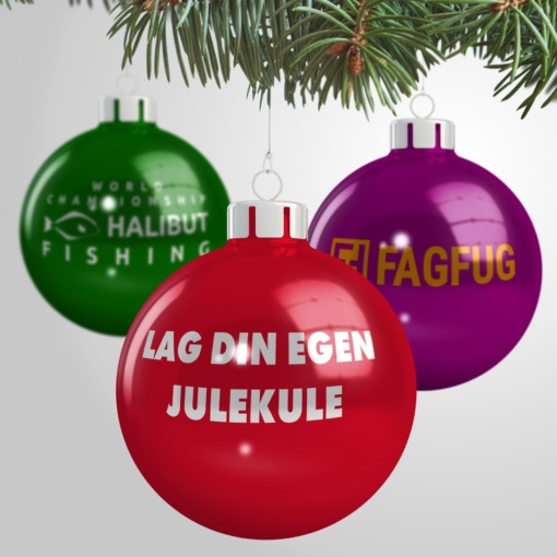 Julekuler med trykk - PP Norge AS